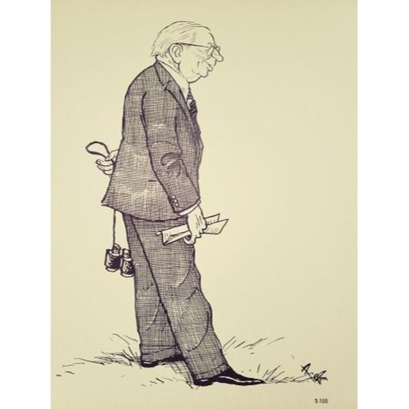 Pierre Bellocq | Art | Equestrian Caricature 97s Peb Art Print 7100 ...